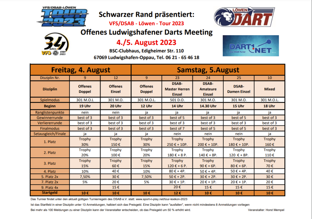 VFS/DSAB-Löwen Tour 2023 – sport 'n play